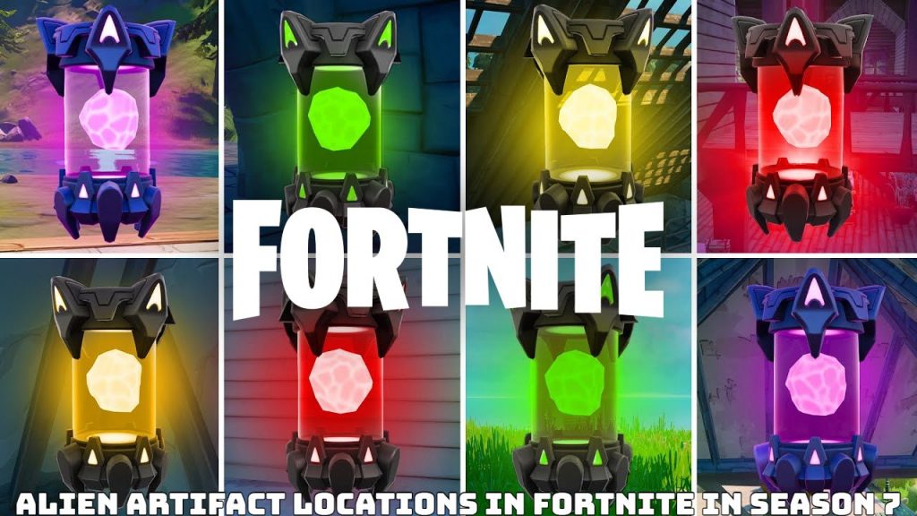 Alien Artifact Locations In Fortnite In Season 7