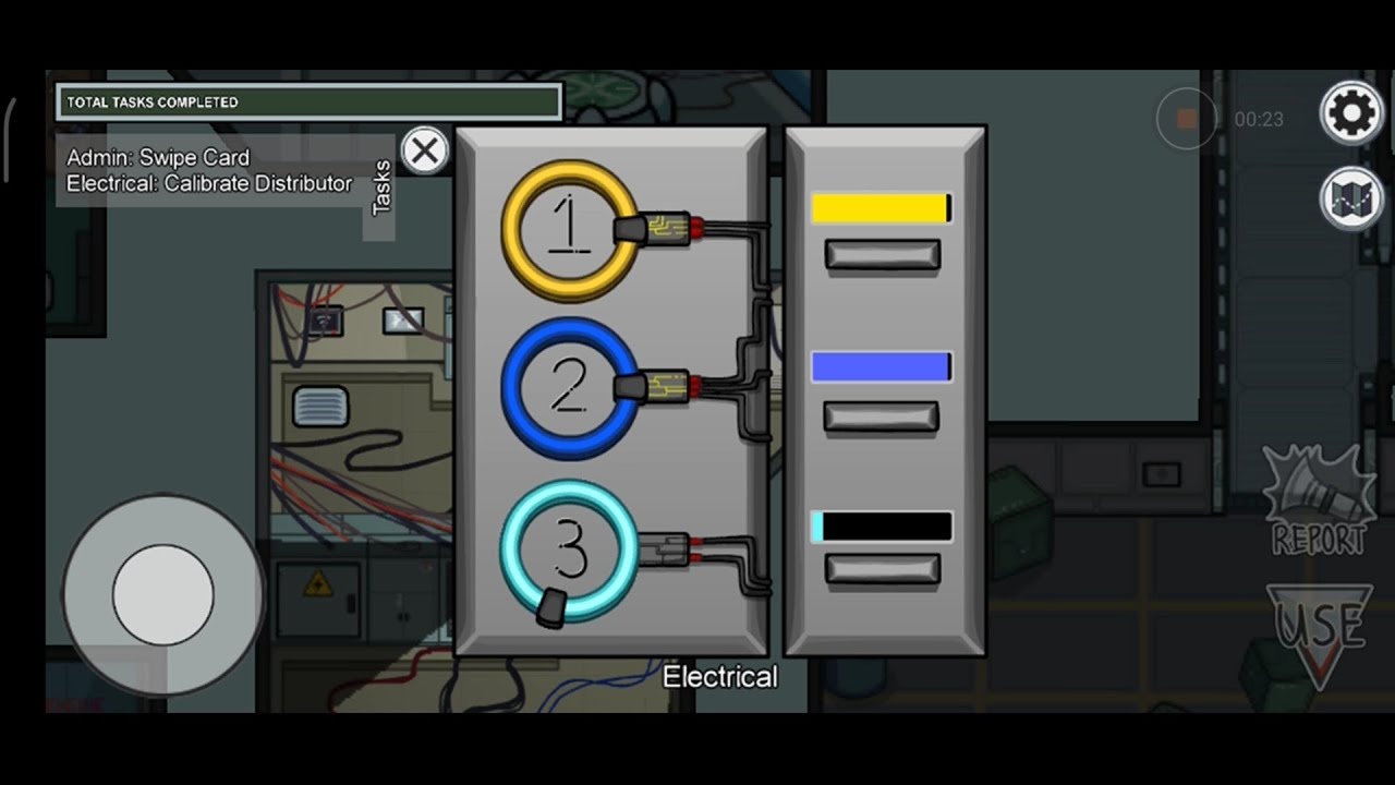 Electrical Room Tasks In Among Us
