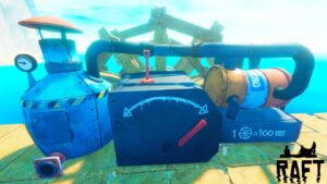 How To Place And Use Engine In Raft