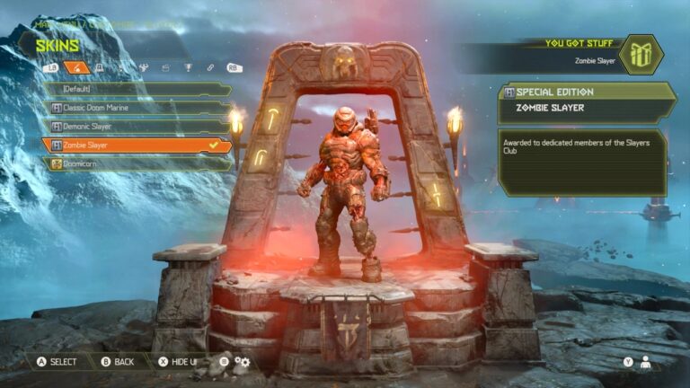 How To Change Skins In Doom Eternal
