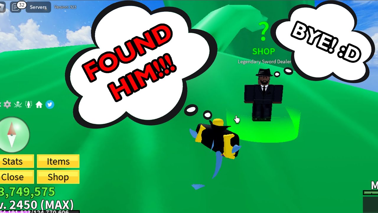 How To Find Legendary Sword Dealer Fast In Blox Fruits